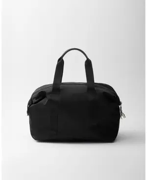 Prada Re-nylon And Saffiano Leather Duffle Bag