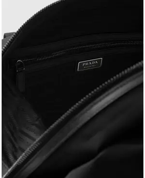Prada Re-nylon And Saffiano Leather Duffle Bag