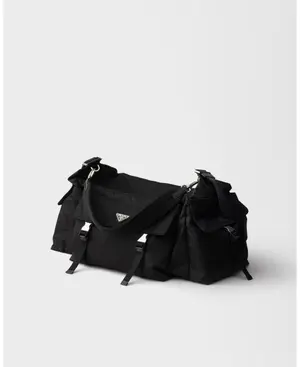 Prada Explore Re-nylon And Leather Duffel Bag