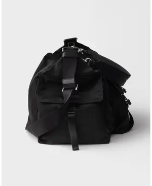 Prada Explore Re-nylon And Leather Duffel Bag