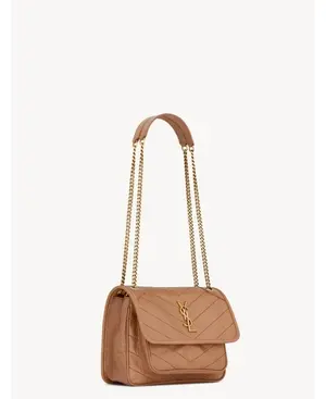 Saint Laurent Niki Baby Bag In Vintage Leather