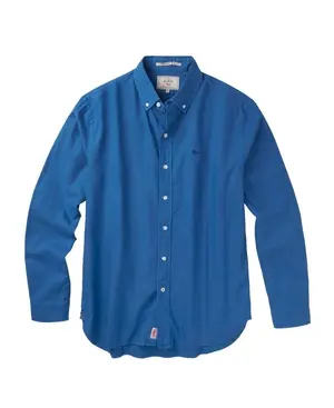 Aubin Horkstow Lightweight Oxford Shirt - Bright Blue