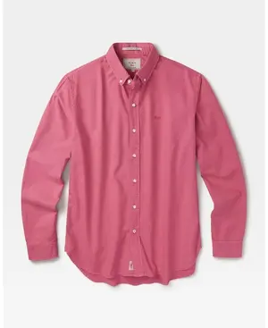 Aubin Horkstow Lightweight Oxford Shirt - Fushia