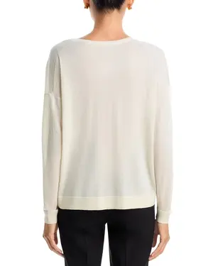 Co Cashmere V Neck Sweater