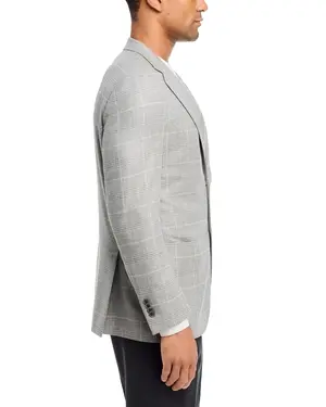 Peter Millar Tailored Fit Wool & Cashmere Plaid Soft Jacket