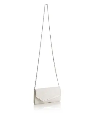 JIMMY CHOO Emmie Glitter Clutch