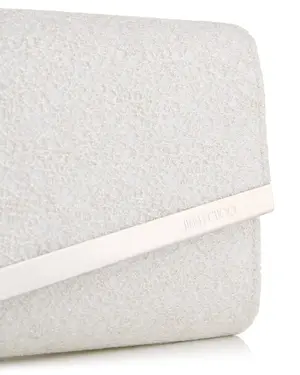JIMMY CHOO Emmie Glitter Clutch