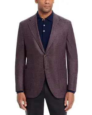 Peter Millar Tailored Fit Hyperlight Melange Textured Solid Sport Coat