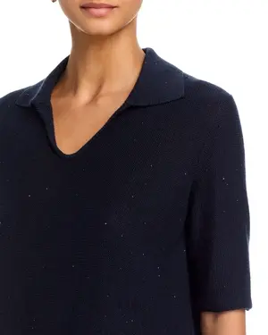 Fabiana Filippi Embellished Johnny Collar Sweater