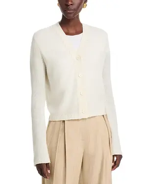 Fabiana Filippi Cashmere V-neck Cardigan - Raffia