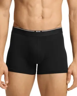 BOSS Logo Stripe Boxer Briefs, Pack Of 3