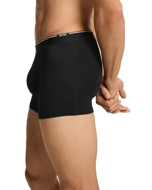 BOSS Logo Stripe Boxer Briefs, Pack Of 3