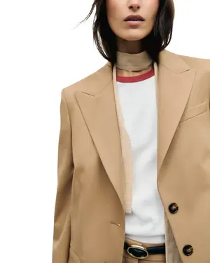 Gerard Darel Juno Two Button Peak Lapel Jacket