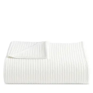 Calvin Klein Subway Tile Matelasse Blanket, King - Soft White