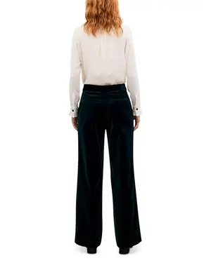 Gerard Darel Mya Velvet Wide Leg Pants