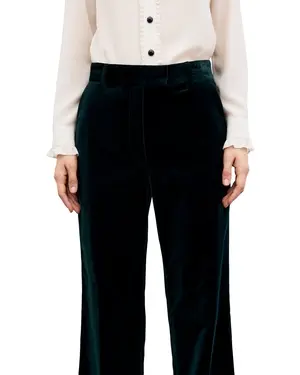 Gerard Darel Mya Velvet Wide Leg Pants