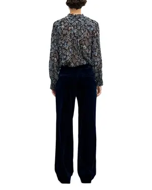 Gerard Darel Mya Velvet Wide Leg Pants