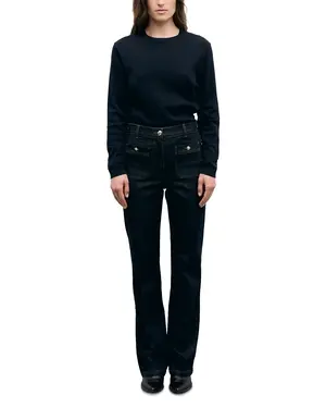 Gerard Darel Ivana High Rise Straight Jeans