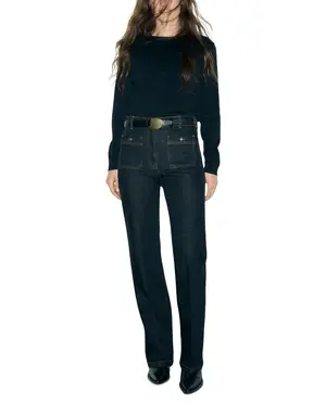 Gerard Darel Ivana High Rise Straight Jeans