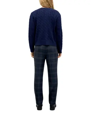 Gerard Darel Raiza Cable Knit Button Front Cardigan