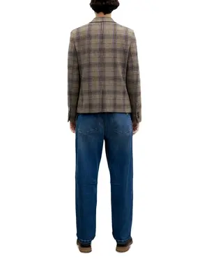 Gerard Darel Juliane Printed Two Button Notch Collar Jacket