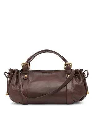 Gerard Darel 12h Medium Leather Handbag - Brown