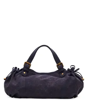 Gerard Darel 24h Large Canvas Handbag - Blackcurrant