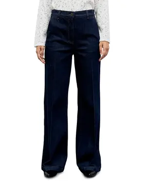 Gerard Darel Ivy Wide Leg Jeans - Blue