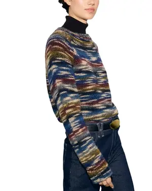 Gerard Darel Roane Marled Knit Sweater