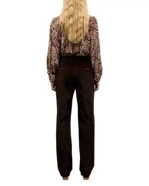 Gerard Darel Maby Cotton Blend Straight Pants