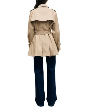 Gerard Darel Vania Cotton Blend Trench Coat