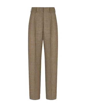 BLAZÉ MILANO Saona Fox Wool Pants - Beige