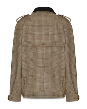 BLAZÉ MILANO Saona Chausie Wool Trench Coat