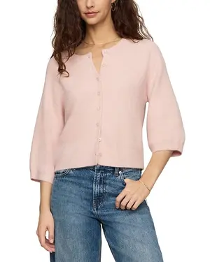 Z Supply Valor Puff Sleeve Cardigan - Soft Blush