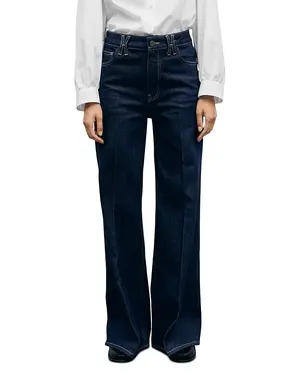 Gerard Darel Bianca High Rise Straight Jeans - Blue
