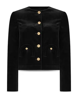 BLAZÉ MILANO Jealousy Shamo Button Up Bolero Jacket - Black