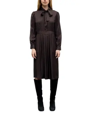 Gerard Darel Cleme Tie Neck Dress