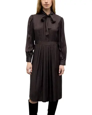 Gerard Darel Cleme Tie Neck Dress