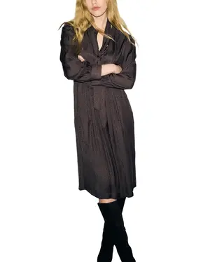 Gerard Darel Cleme Tie Neck Dress