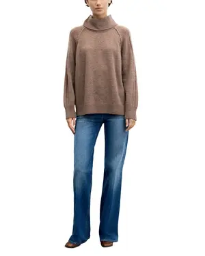 Gerard Darel Robi Wool Cashmere Turtleneck Sweater