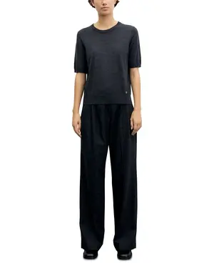 Gerard Darel Becky Elbow Sleeve Top