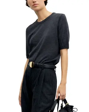 Gerard Darel Becky Elbow Sleeve Top