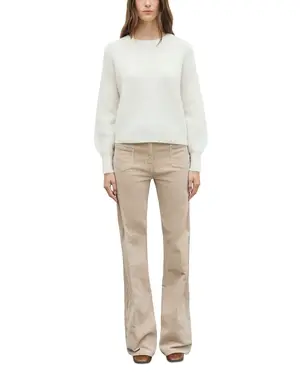 Gerard Darel Riya Raglan Sleeve Sweater - Ecru