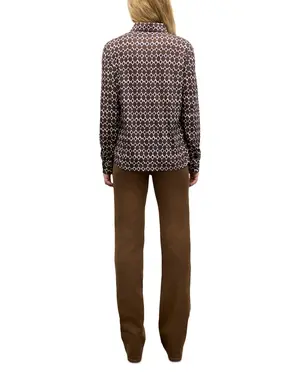 Gerard Darel Babs Print Button-front Shirt