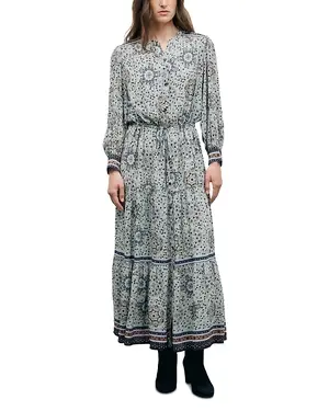 Gerard Darel Cyril Printed Viscose Maxi Dress
