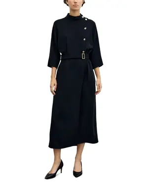 Gerard Darel Belted Midi Dress
