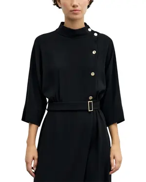 Gerard Darel Belted Midi Dress