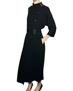 Gerard Darel Belted Midi Dress