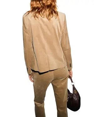 Gerard Darel Jelani Cotton Stretch Corduroy Blazer