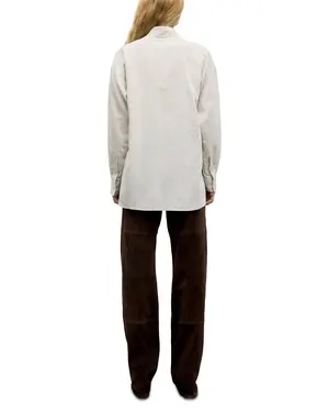 Gerard Darel Lys Logo Button Front Blouse